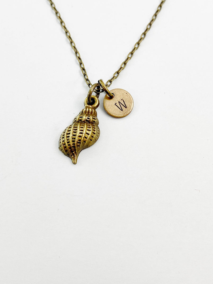 Bronze Sea Snail Shell Charm Necklace, N5821 – Lebua Jewelry®